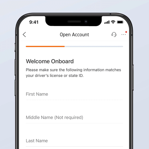How to open an account?（US）
