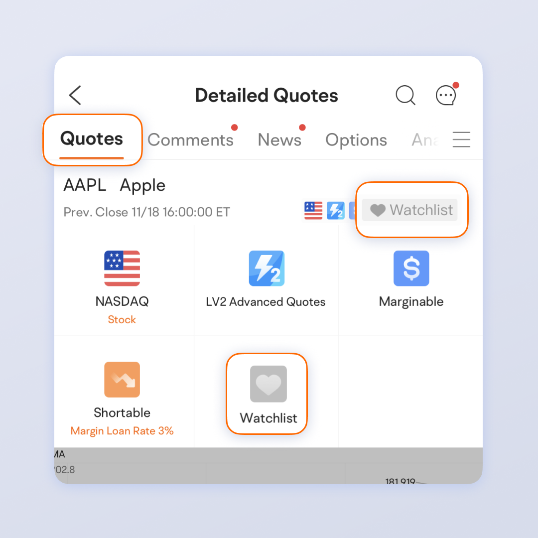 How to Manage Watchlist