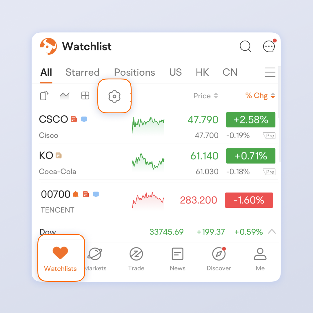 How to Manage Watchlist